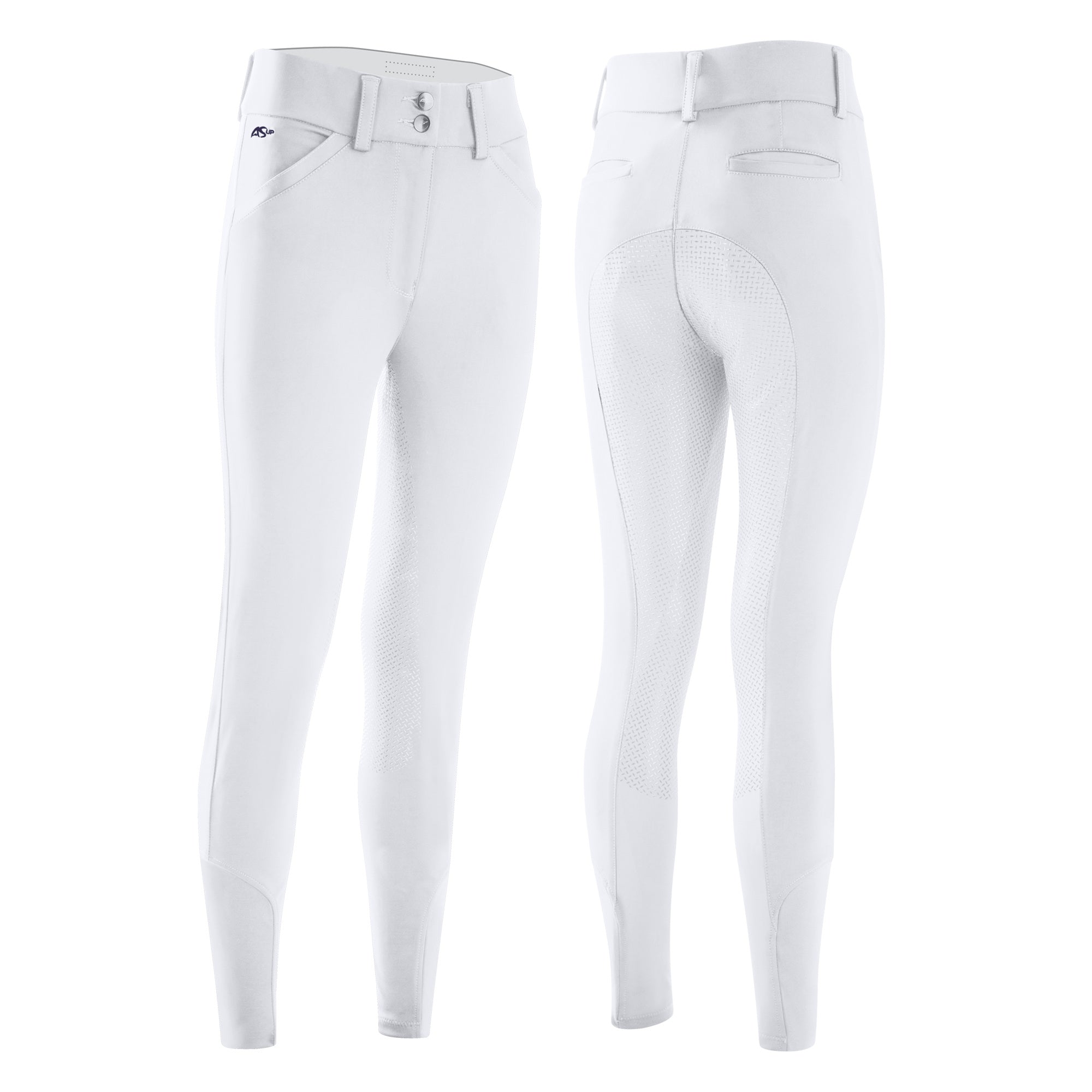 ANNA SCARPATI SAIX WOMEN'S EQUESTRIAN FULL GRIP HIGH WAIST BREECHES ...